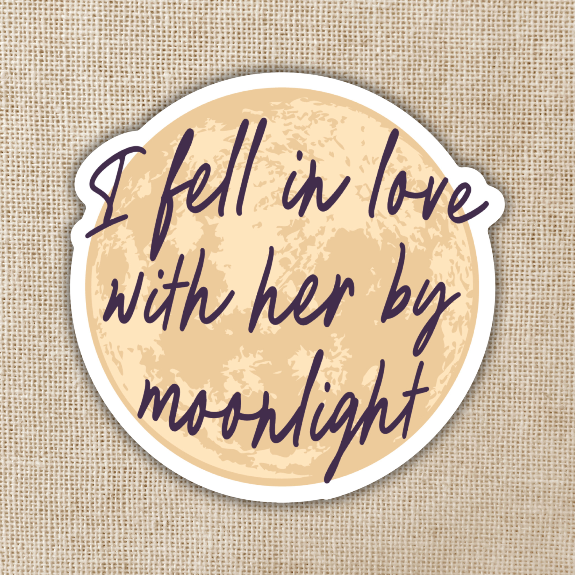 Fell In Love By Moonlight Sticker - Defy The Night | Kingdom of Threads