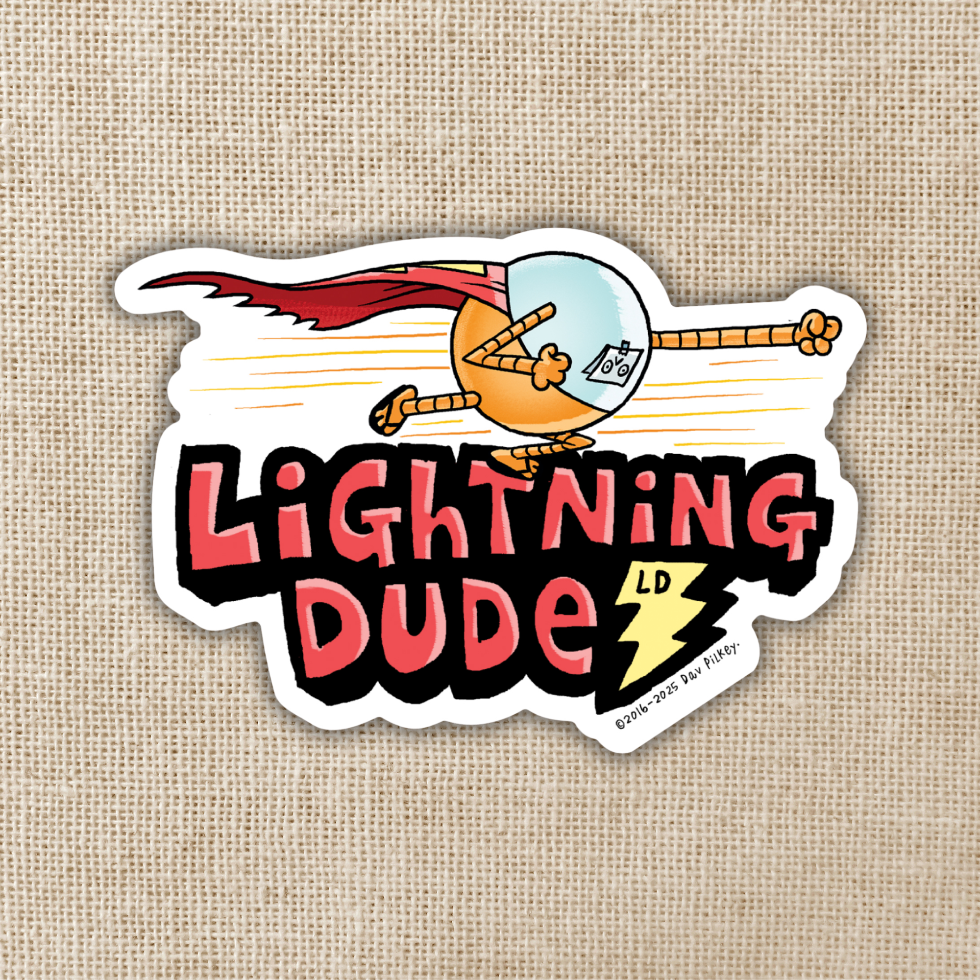Lightning Dude Sticker - Dog Man | Kingdom of Threads
