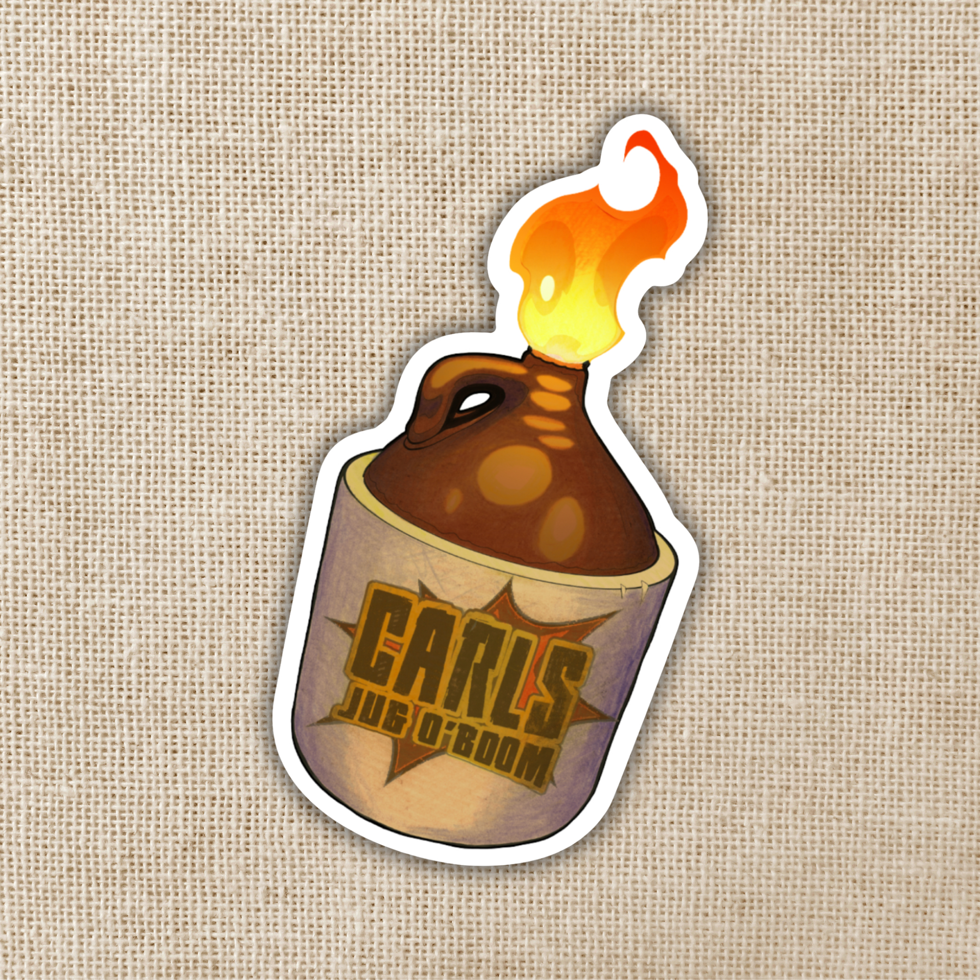 Carl’s Jug ‘O Boom Sticker - Dungeon Crawler Carl | Kingdom of Threads