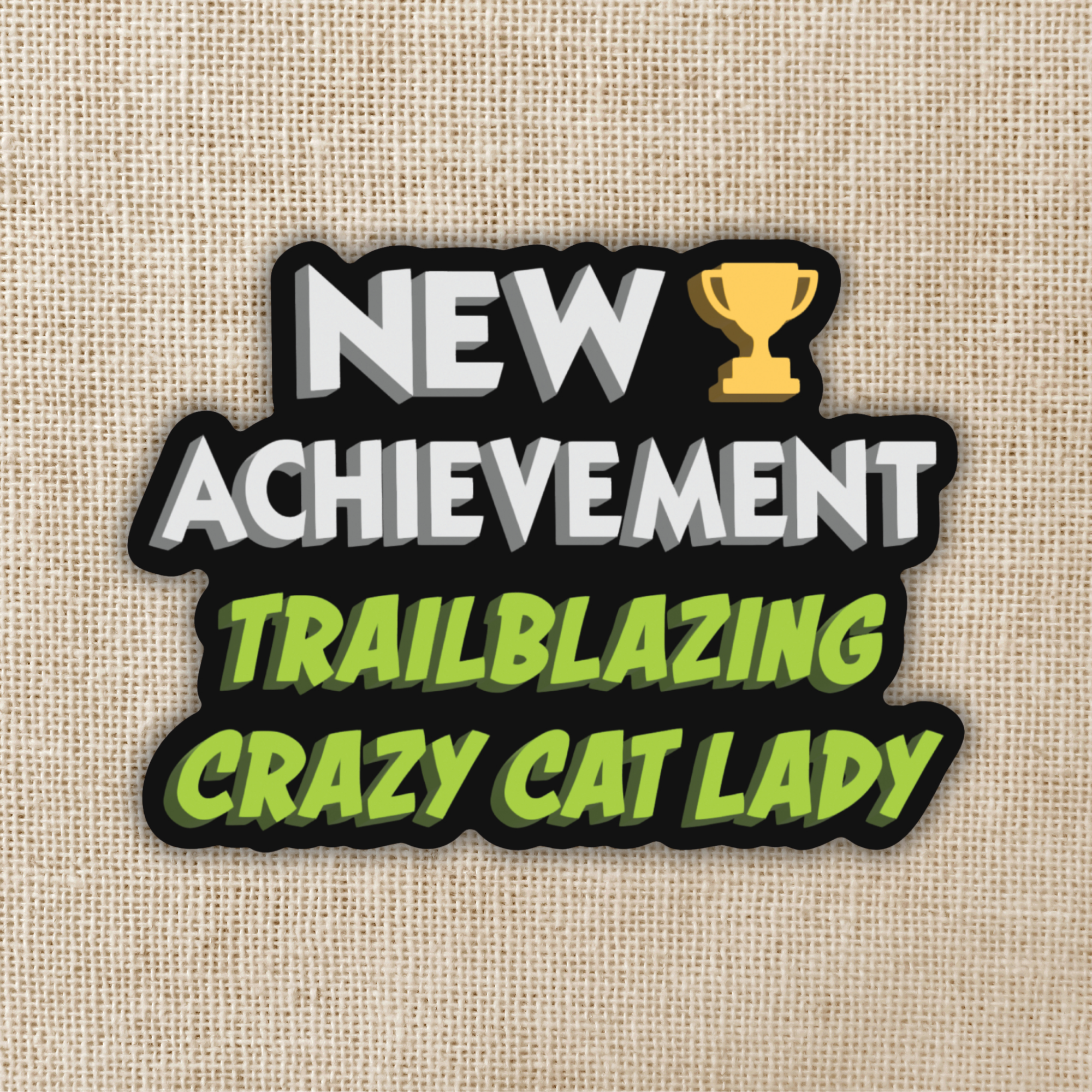 Trailblazing Crazy Cat Lady Sticker - Dungeon Crawler Carl | KoT ...