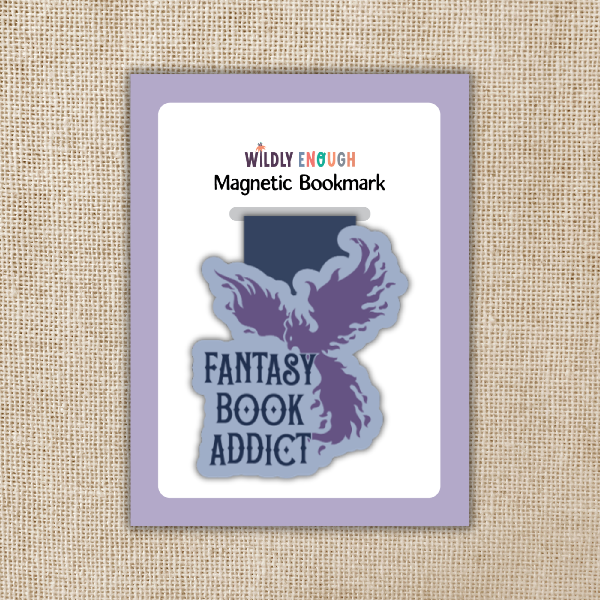 Fantasy Book Addict Magnetic Bookmark | Kingdom of Threads
