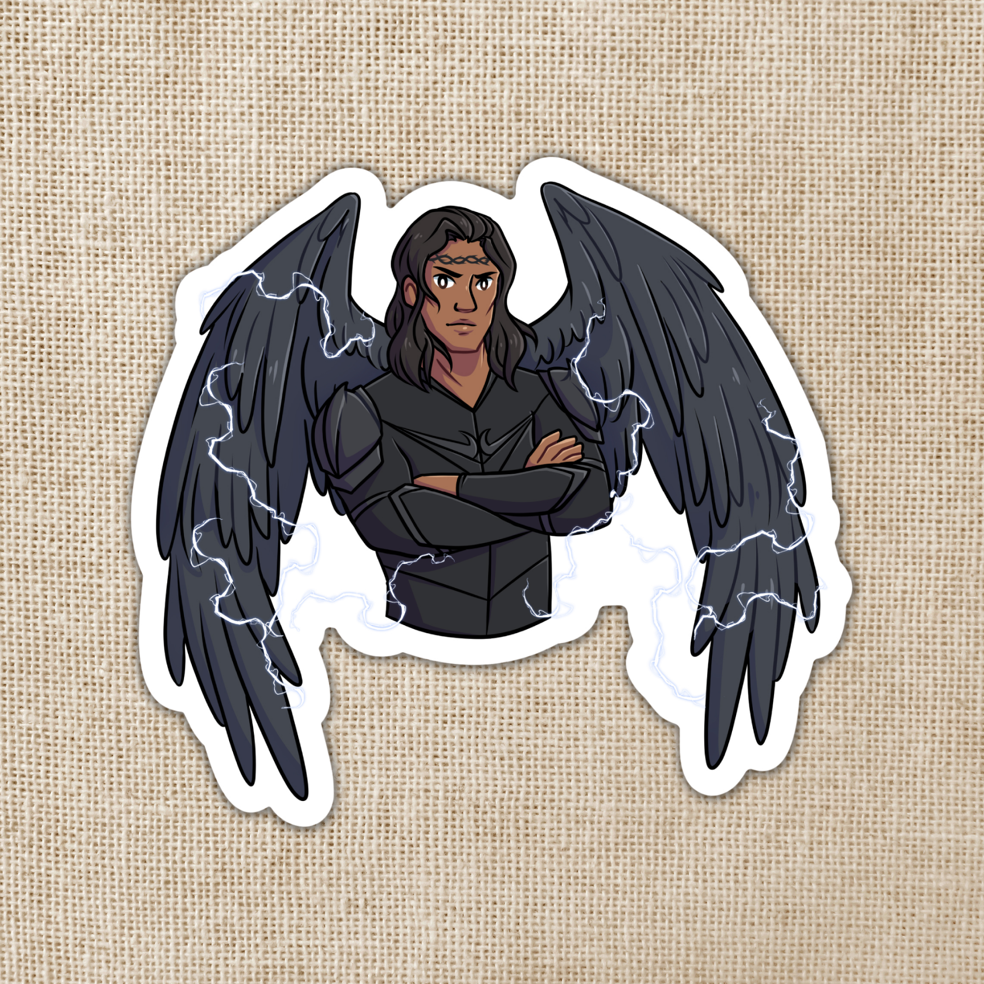 Hunt Athalar Character Art Sticker | Crescent City | KoT – Kingdom of ...