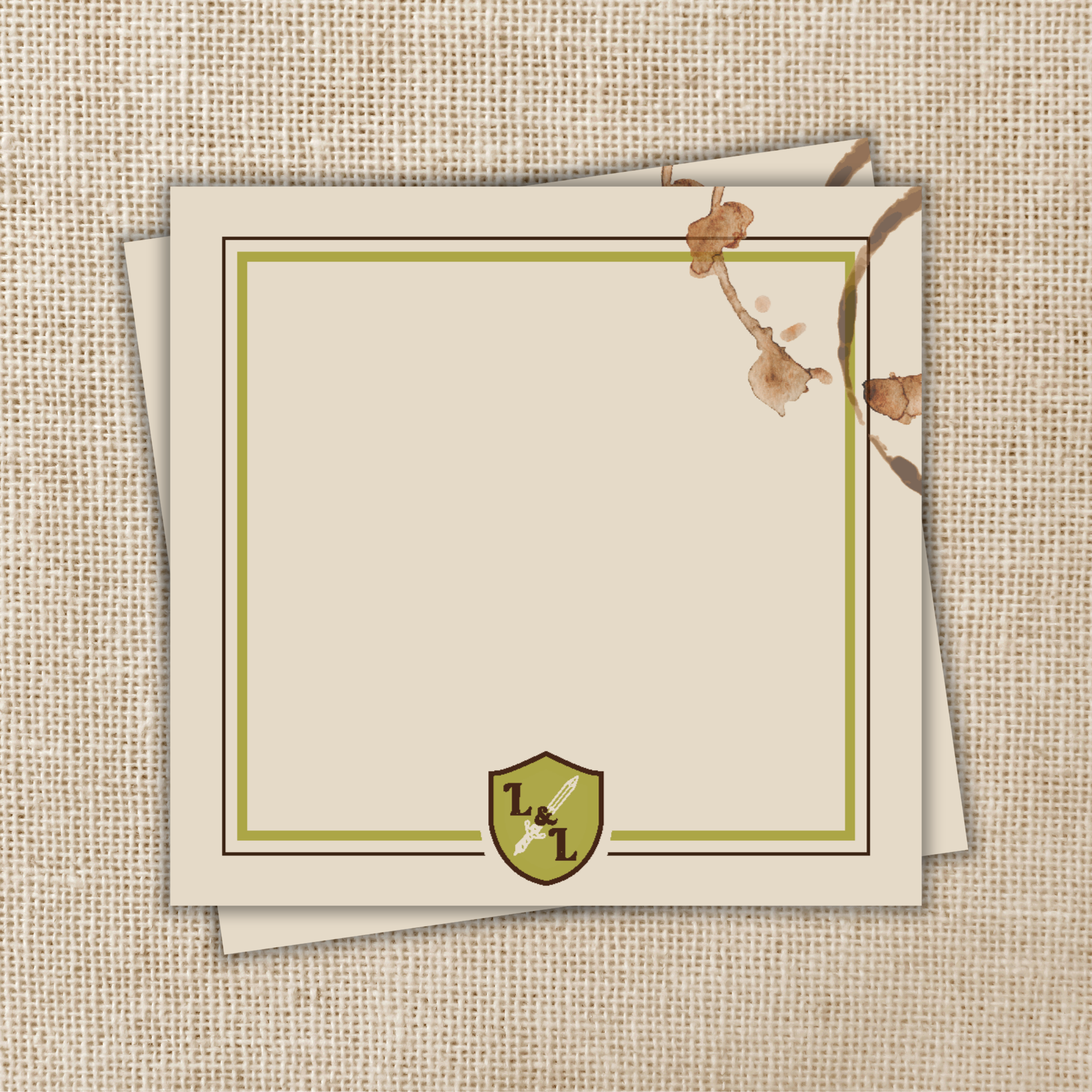 Legends & Lattes Logo Sticky Note | Legends & Lattes – Kingdom of Threads
