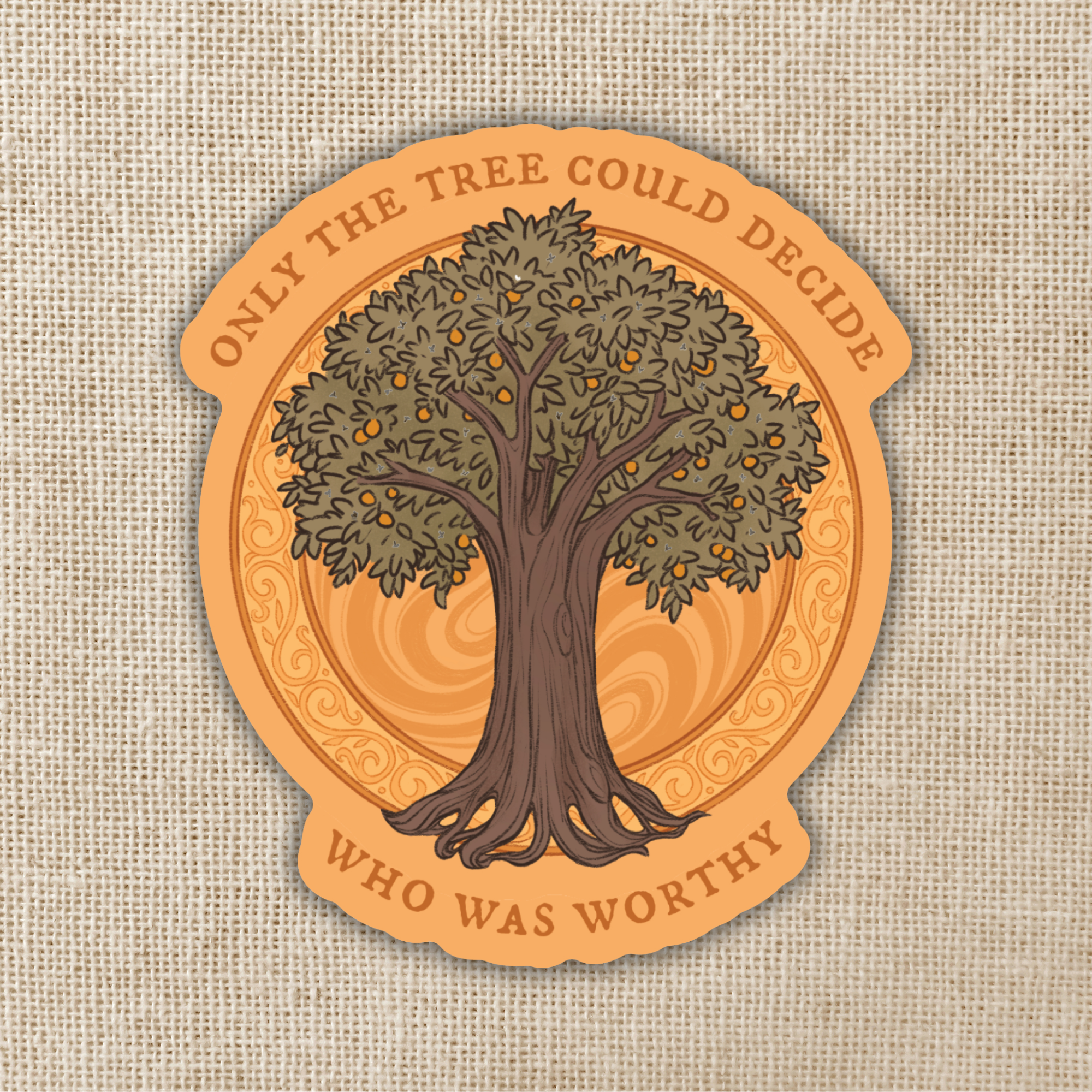 The Orange Tree Sticker - Priory of the Orange Tree | Kingdom of Threads