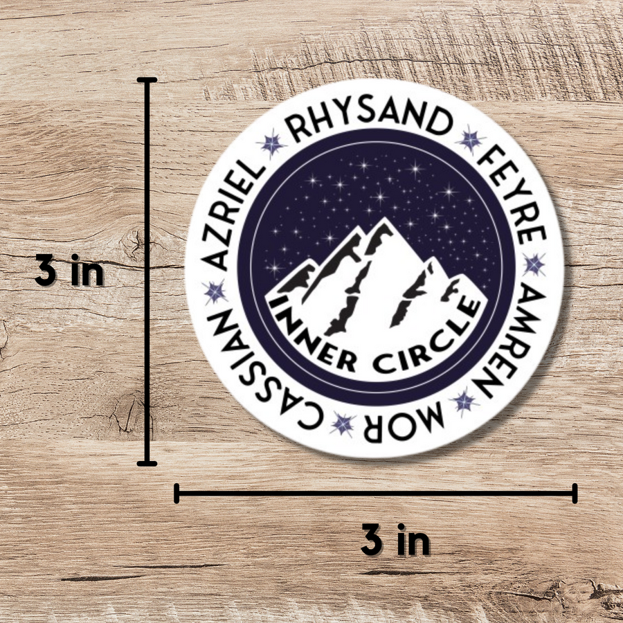 ACOTAR Night Court Inner Circle Sticker | Kingdom of Threads