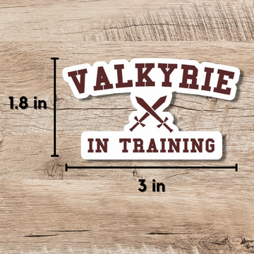 Valkyrie Climb the Mountain ACOTAR Sticker | Kingdom of Threads